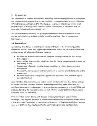 Data Storage Enterprise Design Pattern | PDF