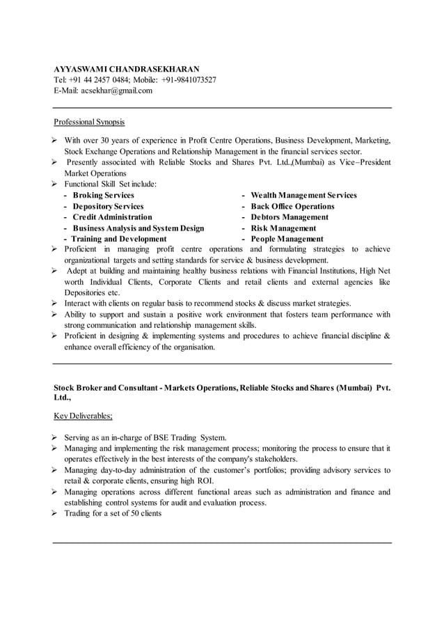 ACS Resume | PDF