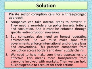 Corruption on Business and Administration | PPTX