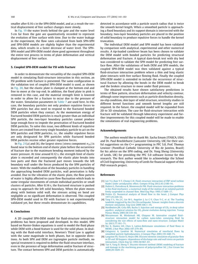 A coupled SPH-DEM model for fluid-structure interaction problems with free-surface flow and ...