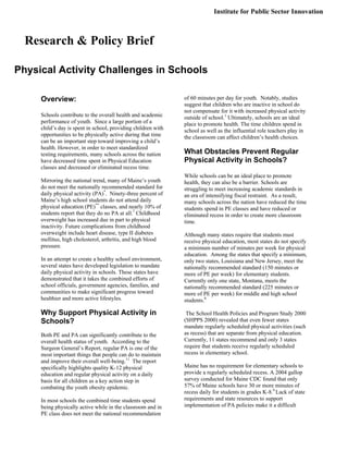 Physical_Activity_Challenges_in_Schools | PDF