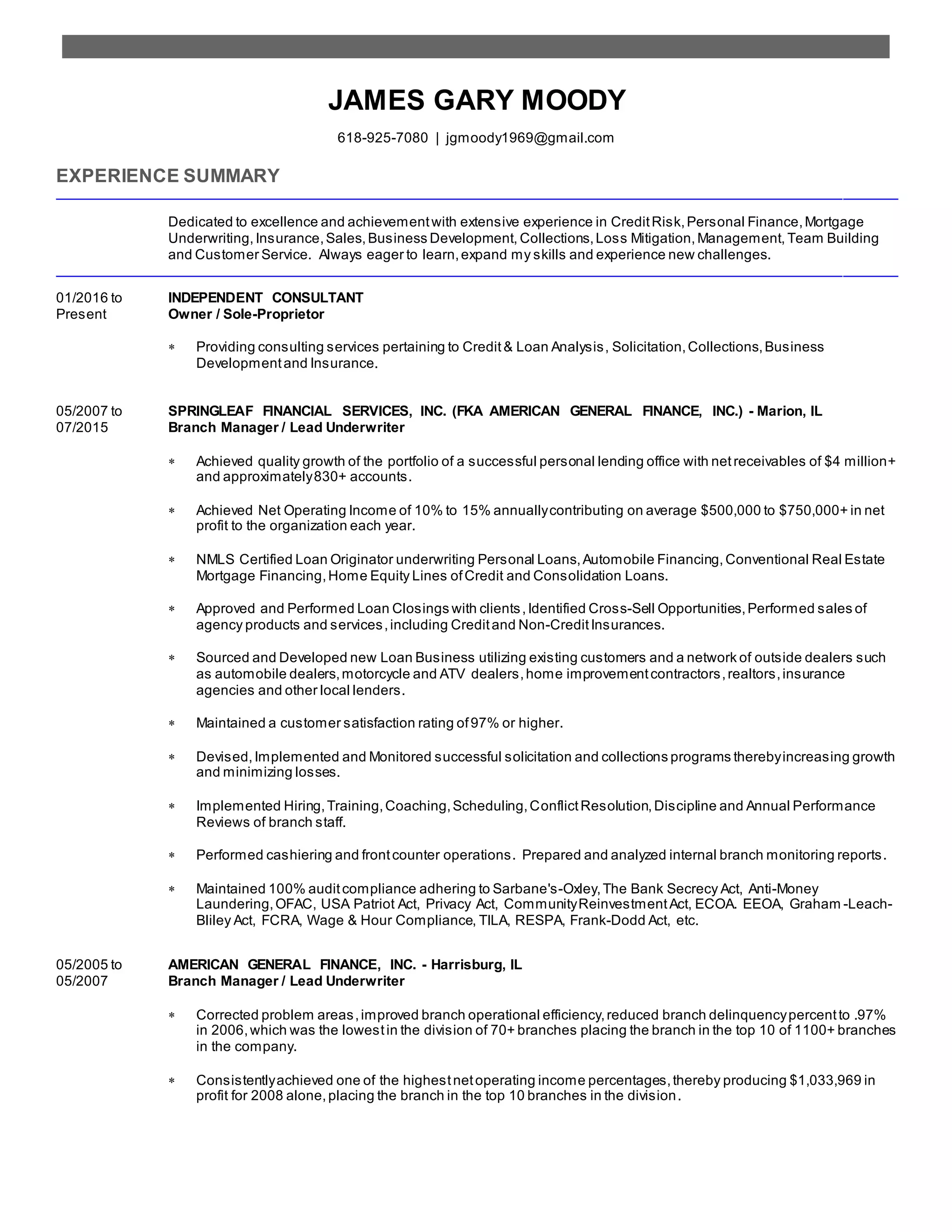 James Moody Resume | DOCX