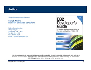 Db2 and storage management (mullins) | PPT