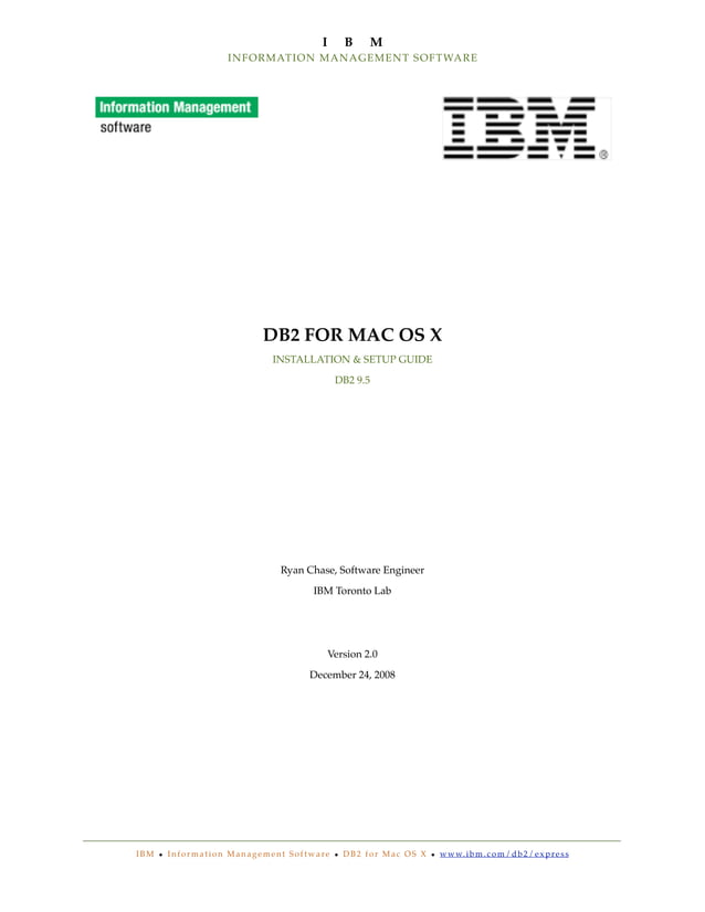 Db2exc guide 952_mac_x86_64 | PDF | Databases | Computer Software and Applications