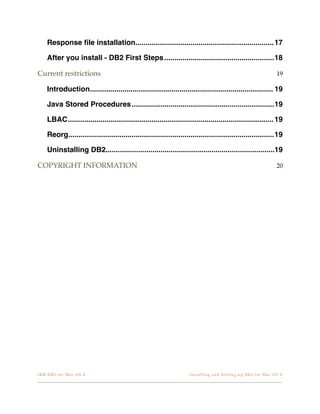 Db2exc guide 952_mac_x86_64 | PDF | Databases | Computer Software and Applications