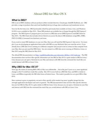 Db2exc guide 952_mac_x86_64 | PDF | Databases | Computer Software and ...