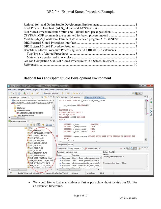 Db2 For I Parallel Data Load | PDF