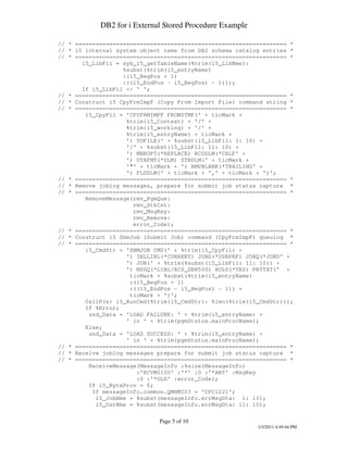 Db2 For I Parallel Data Load | PDF