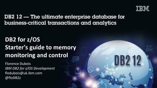 DB2 for z/OS - Starter's guide to memory monitoring and control | PDF