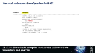 DB2 for z/OS - Starter's guide to memory monitoring and control | PDF