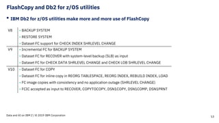 Db2 for z/OS and FlashCopy - Practical use cases (June 2019 Edition) | PDF