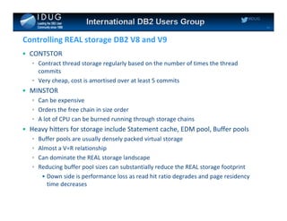 DB2 for z/OS Real Storage Monitoring, Control and Planning | PDF