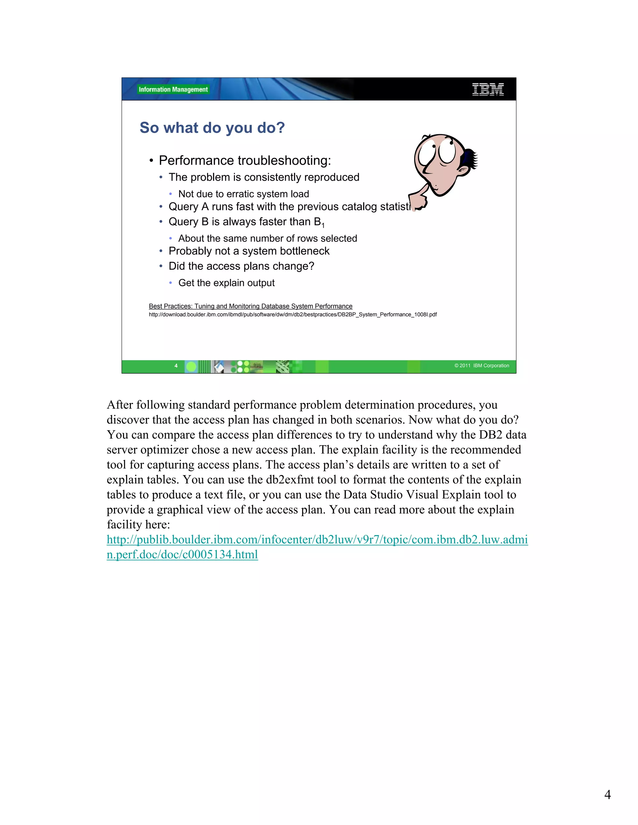 DB2 LUW Access Plan Stability | PDF