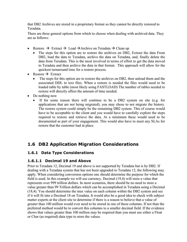 Db2 migration -_tips,_tricks,_and_pitfalls | DOCX