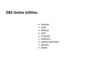 DB2 utilities | DOC