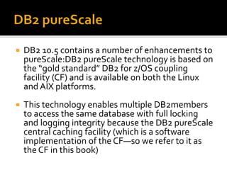 Db2 v10.5 An Overview | PPTX | Databases | Computer Software and Applications
