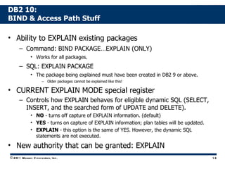 DB2 V10 Migration Guidance | PPT