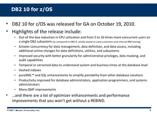 DB2 V10 Migration Guidance | PPT