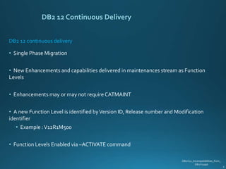 Db2 V12 incompatibilities_&_improvements_over_V11 | PPTX