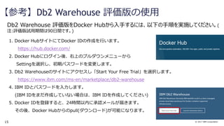 Db2 Warehouse ご紹介資料 20170922 | PPT