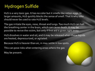HYDROGEN SULFIDE (H2S) | PPTX