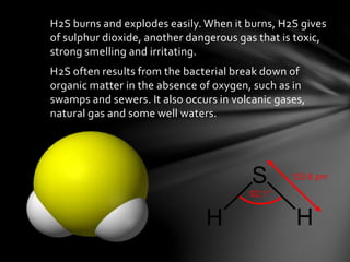 HYDROGEN SULFIDE (H2S) | PPTX