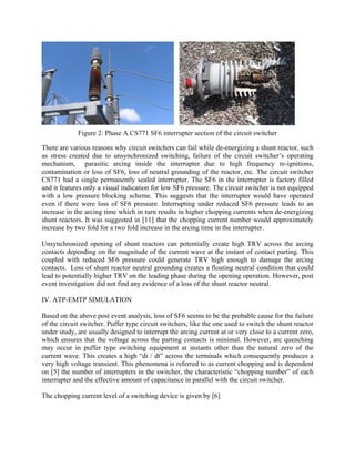 Catastrophic failure of system equipment during switching of 115kV ...