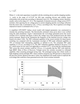 Catastrophic failure of system equipment during switching of 115kV ...