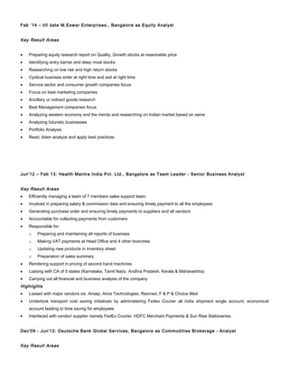 Resume -Bharath EN | DOC