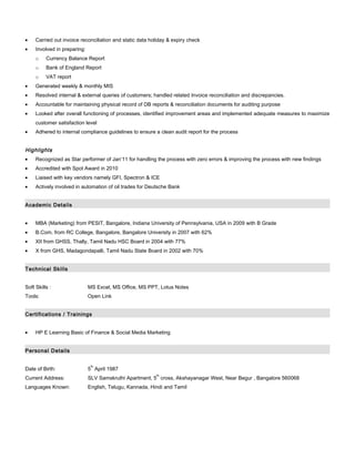 Resume -Bharath EN | DOC