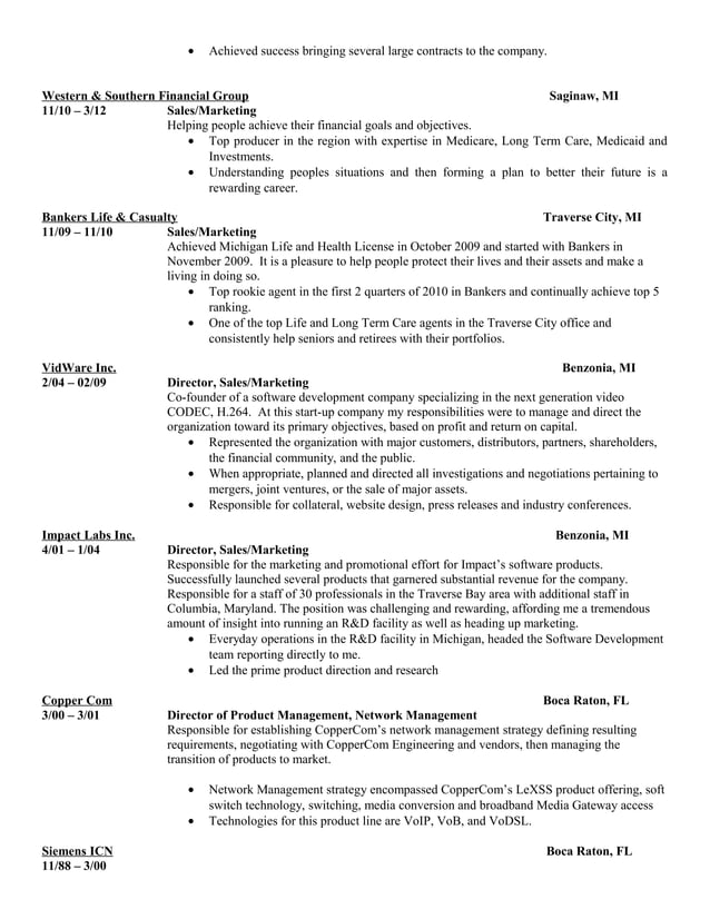 Mark Haigh Resume Marketing Director | PDF