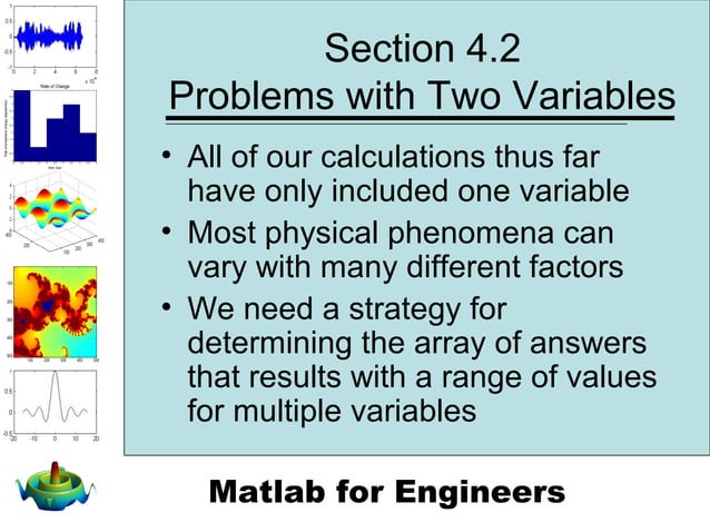 Chapter 4 - Manipulating Matlab Matrices | PPT