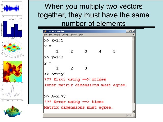 Chapter 4 - Manipulating Matlab Matrices