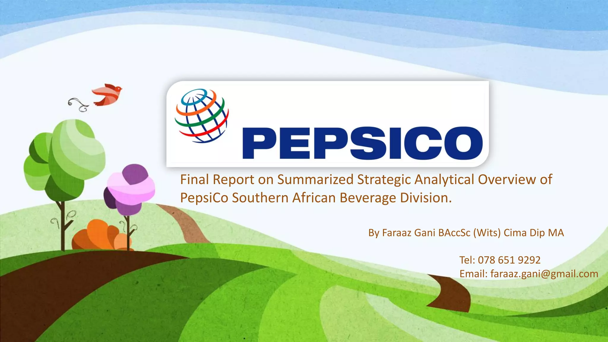 PepsiCo 3rd Report | PPT