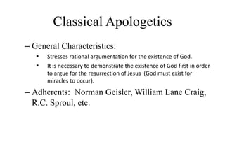 TH 324 - Db3 overview of apologetics | PPT