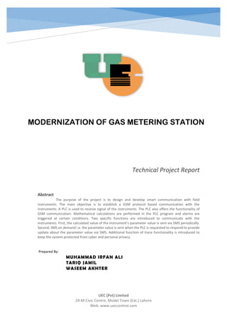 Report_Modernization of Gas Metering Station | PDF