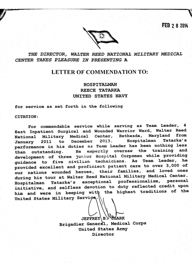 Letter of Commendation | PDF