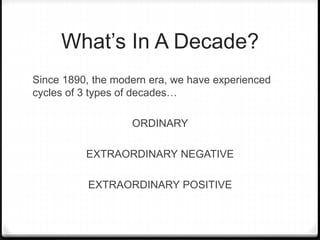 Decades & Generations Presentation | PPT