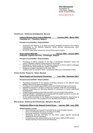 Beesemans_Dirk CV | PDF