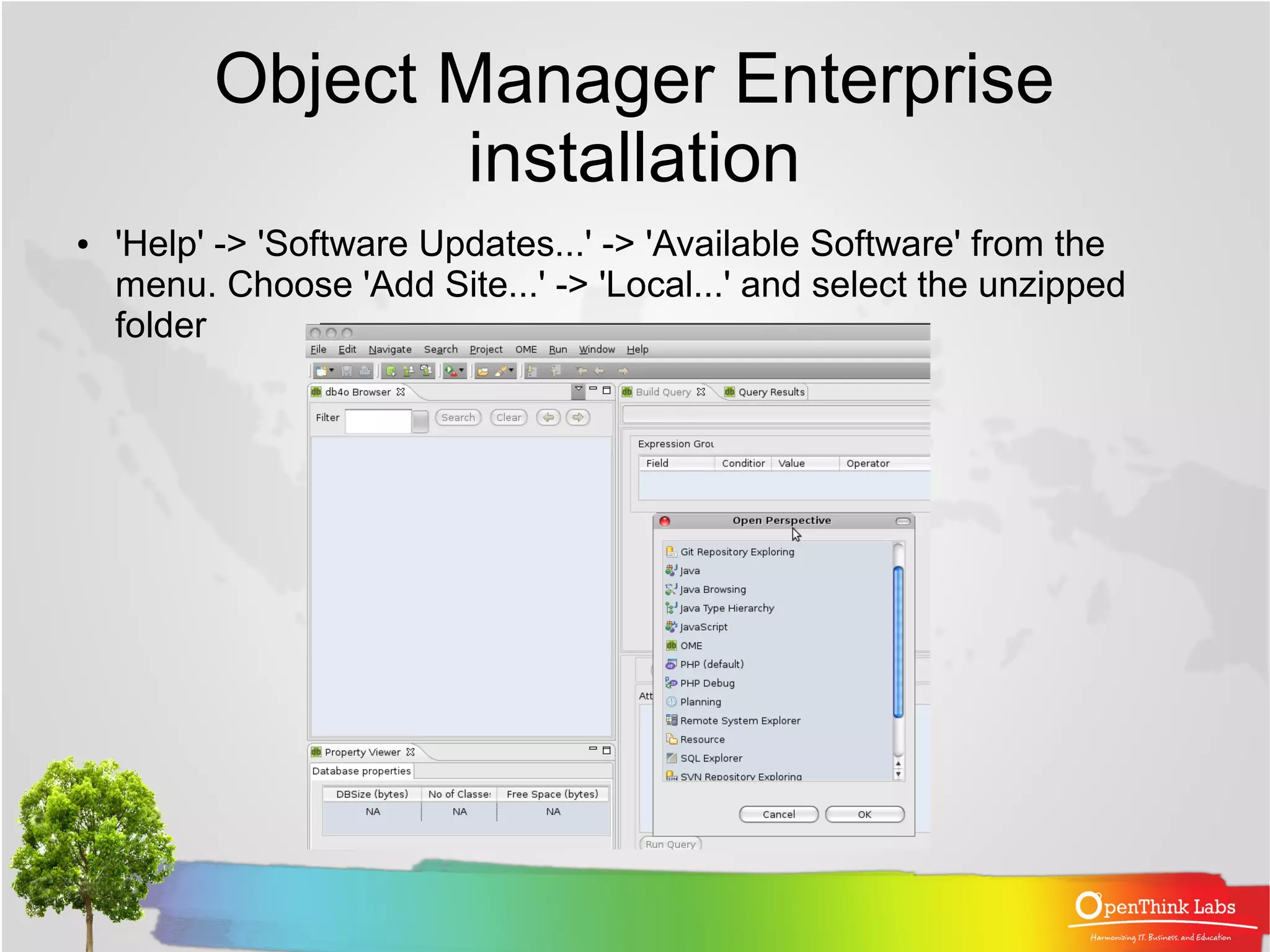 First Glance. (db4o - Object Oriented Database) | PPT