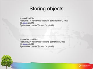 First Steps. (db4o - Object Oriented Database) | PDF | Databases | Computer Software and ...