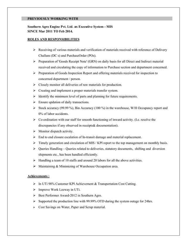 Krish TPT RESUME | PDF