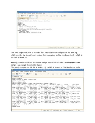 ESXi PXE Server-Instructions/Documentation | DOCX