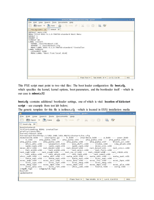 ESXi PXE Server-Instructions/Documentation | DOCX