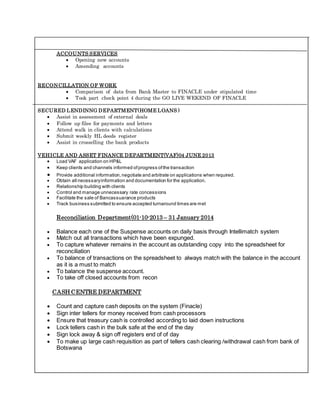 TSHEPISO MORETI CV | DOCX | Business Banking & Finance | Business