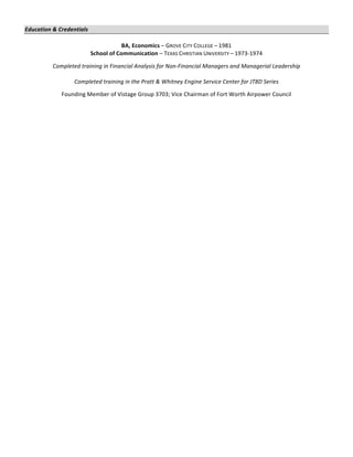 William R Howell RES 033015 | PDF