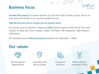 UNIFUN - Company Profile - EN - V15 | PDF