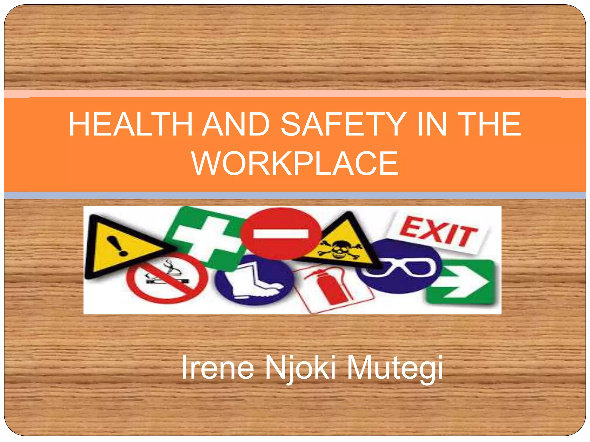 Health and Safety Presentation | PPT