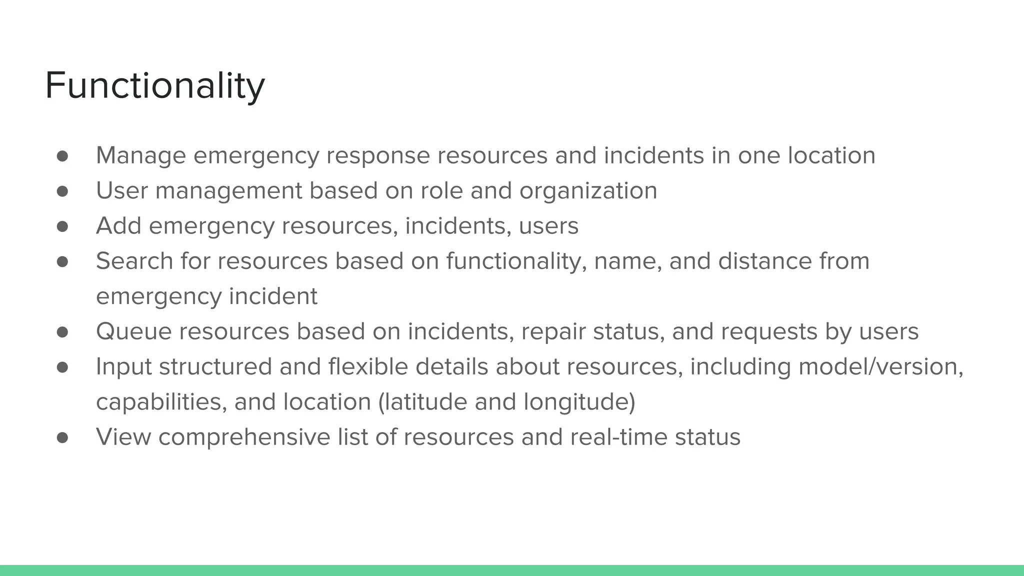 Emergency Response Management System (ERMS): Web Application Project ...