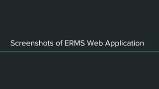 Emergency Response Management System (ERMS): Web Application Project | PDF | Computer Software ...